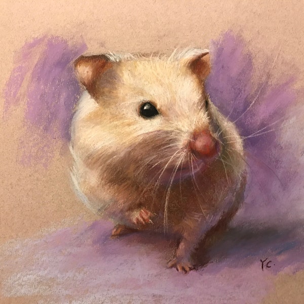 Hamster Painting - Etsy
