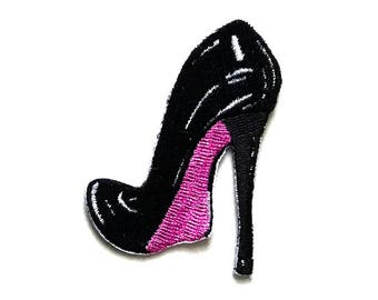 ID 7451 Sequin Stiletto Shoe Patch Fashion High Heel - Etsy