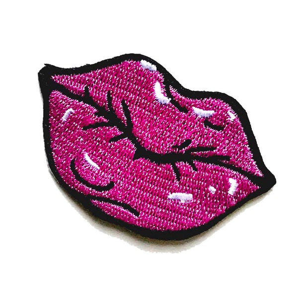 Lips Patch - Etsy