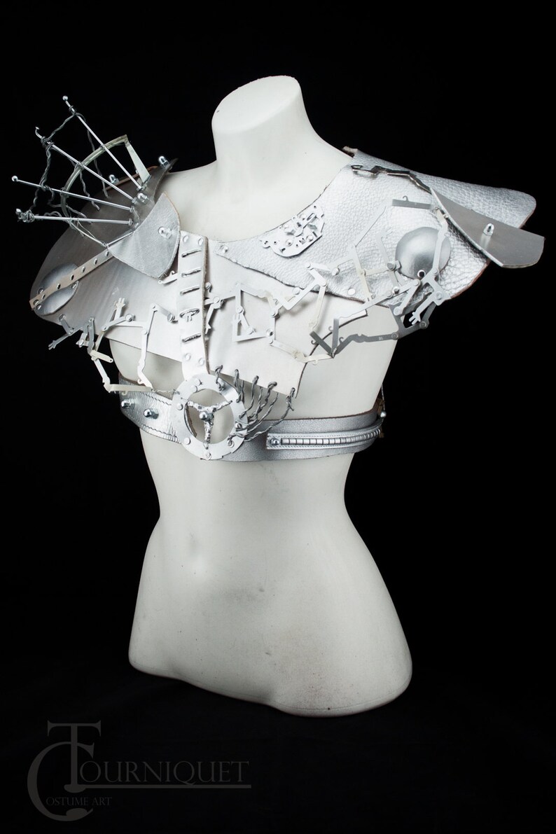 Cyborg Mask Cyberpunk Pastapocalyptic Roboter Collar Silver - Etsy