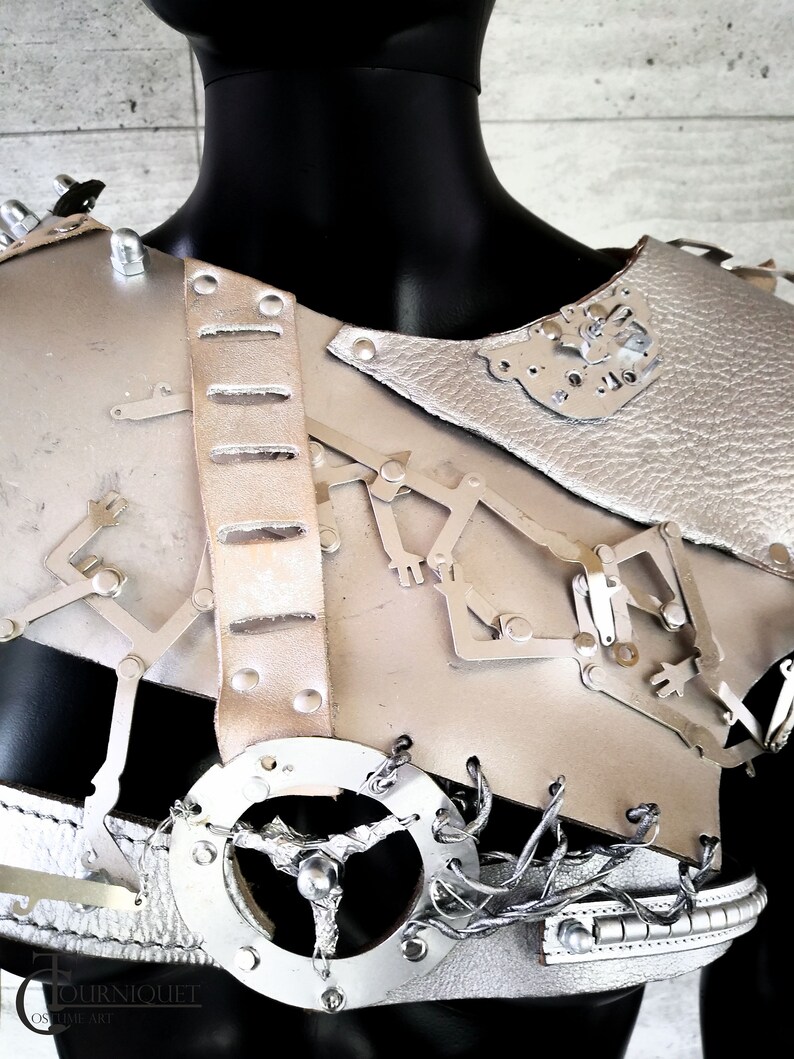 Cyborg Mask Cyberpunk Pastapocalyptic Roboter Collar Silver - Etsy