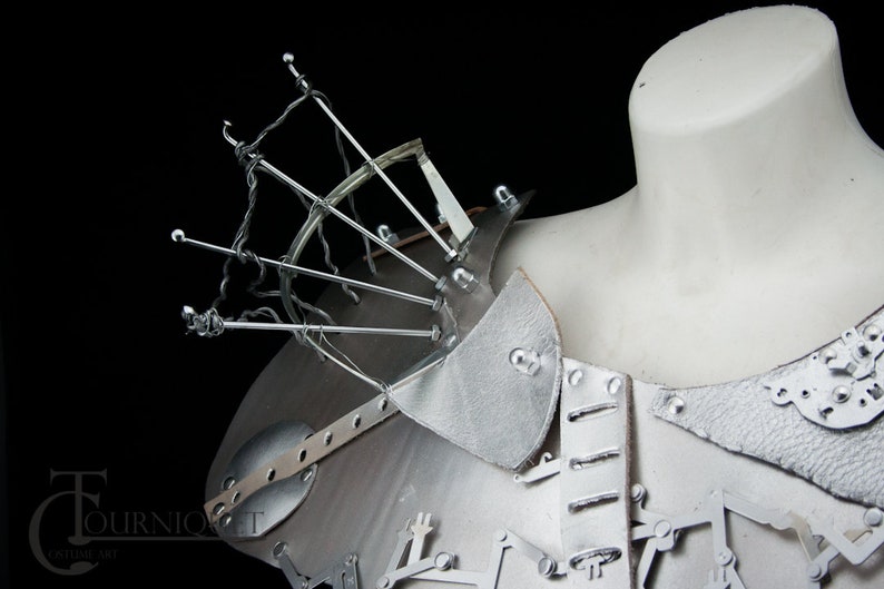 Cyborg Mask Cyberpunk Pastapocalyptic Roboter Collar Silver - Etsy