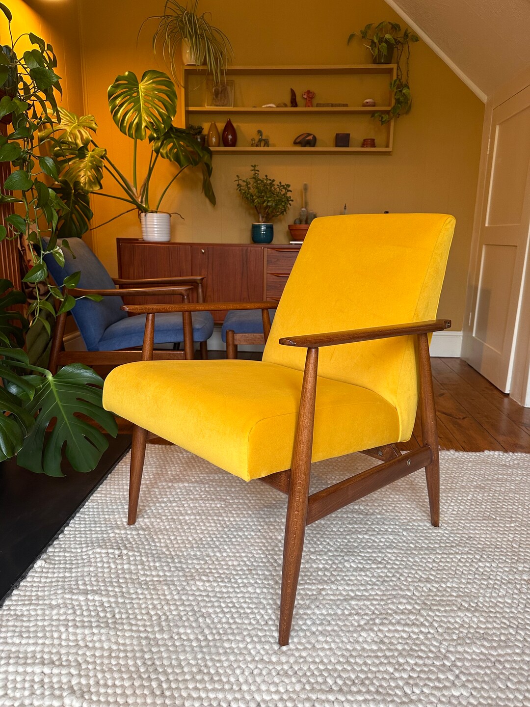 1960s Danish Style, Fox Chair - Etsy UK