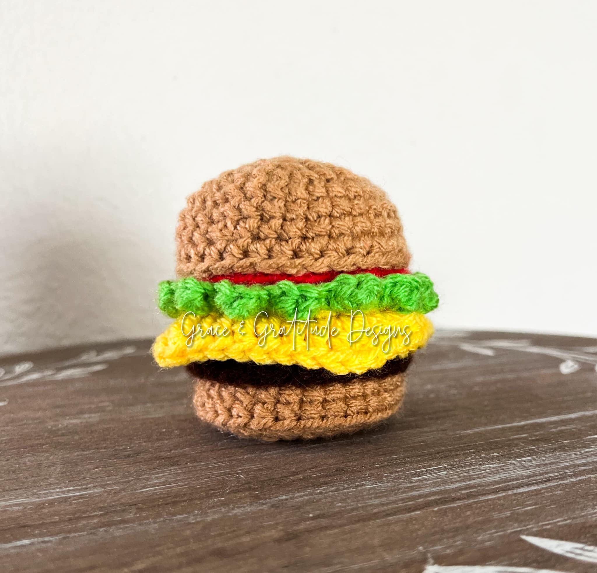 PATTERN Onlyno Sew Burger Crochet Pattern - Etsy