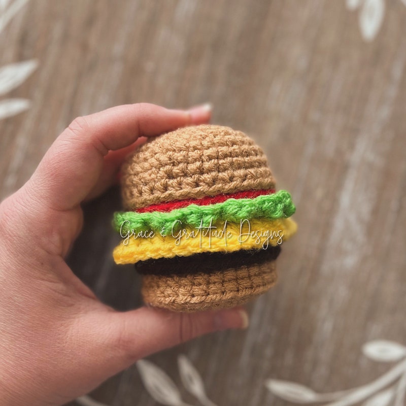 Crochet Cheeseburger - Etsy
