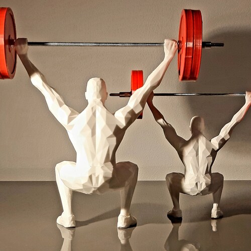 Deadlift Man SPACE MOTIVATOR Weightlifting Crossfit - Etsy