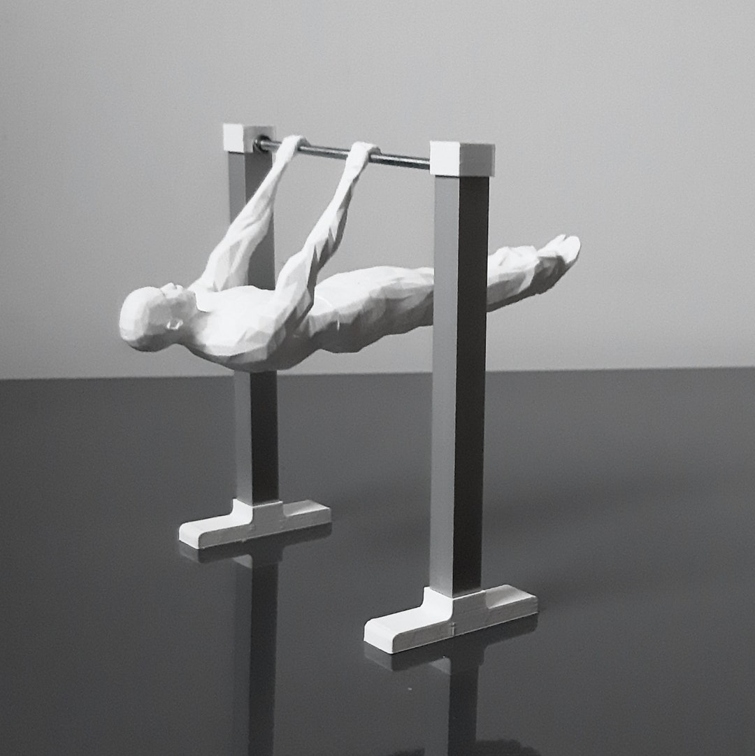 Front Lever Man - SPACE MOTIVATOR - Calisthenics 3D Printed Statue - Etsy