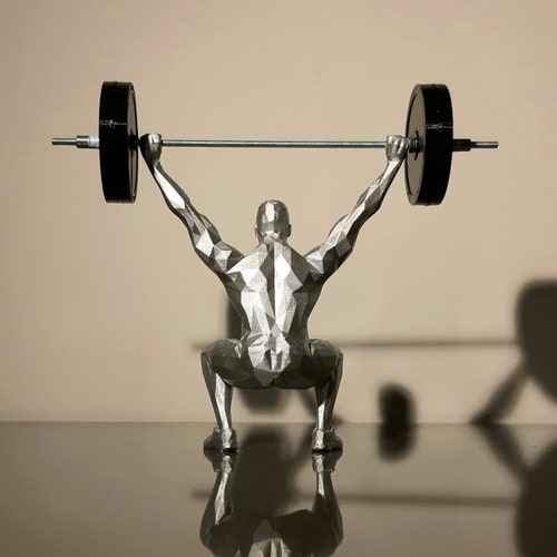 Deadlift Man SPACE MOTIVATOR Weightlifting Crossfit - Etsy