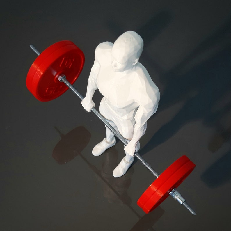 Deadlift Man SPACE MOTIVATOR Weightlifting Crossfit - Etsy