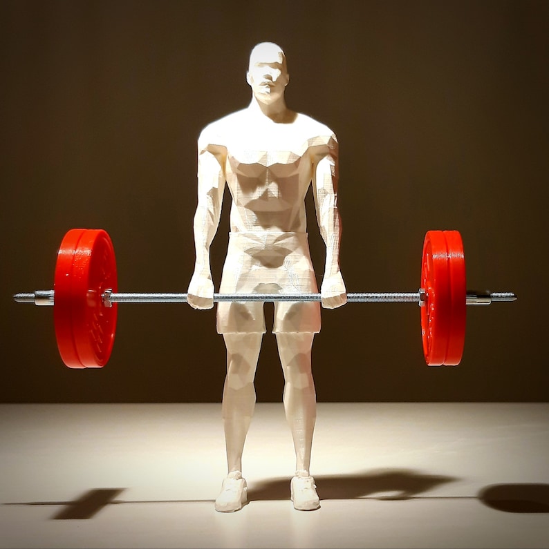 Deadlift Man SPACE MOTIVATOR Weightlifting Crossfit - Etsy