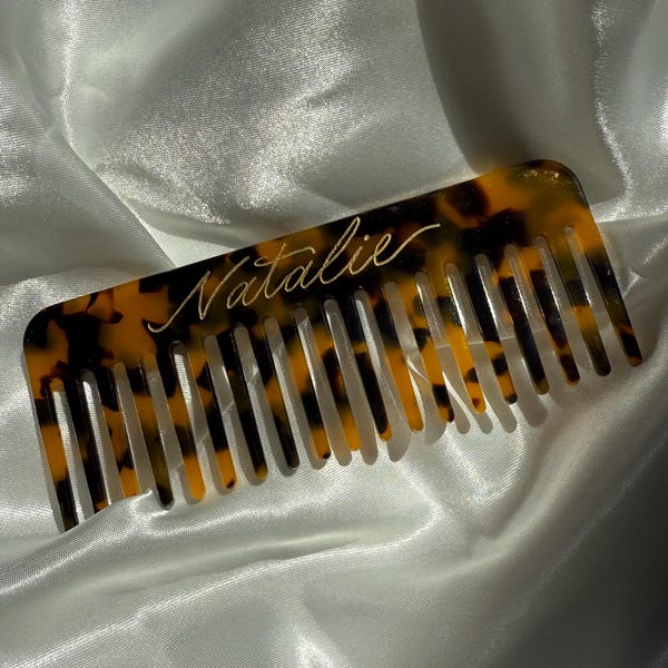 Custom Bridal Comb - Etsy