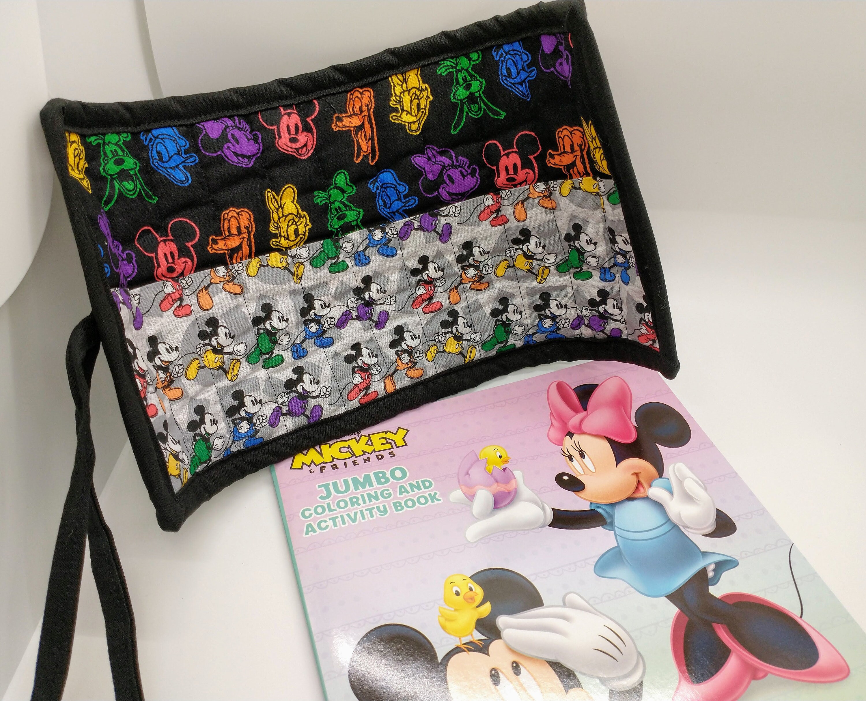 Beautiful Handmade Disney Mickey Mouse Crayon Roll Complete - Etsy
