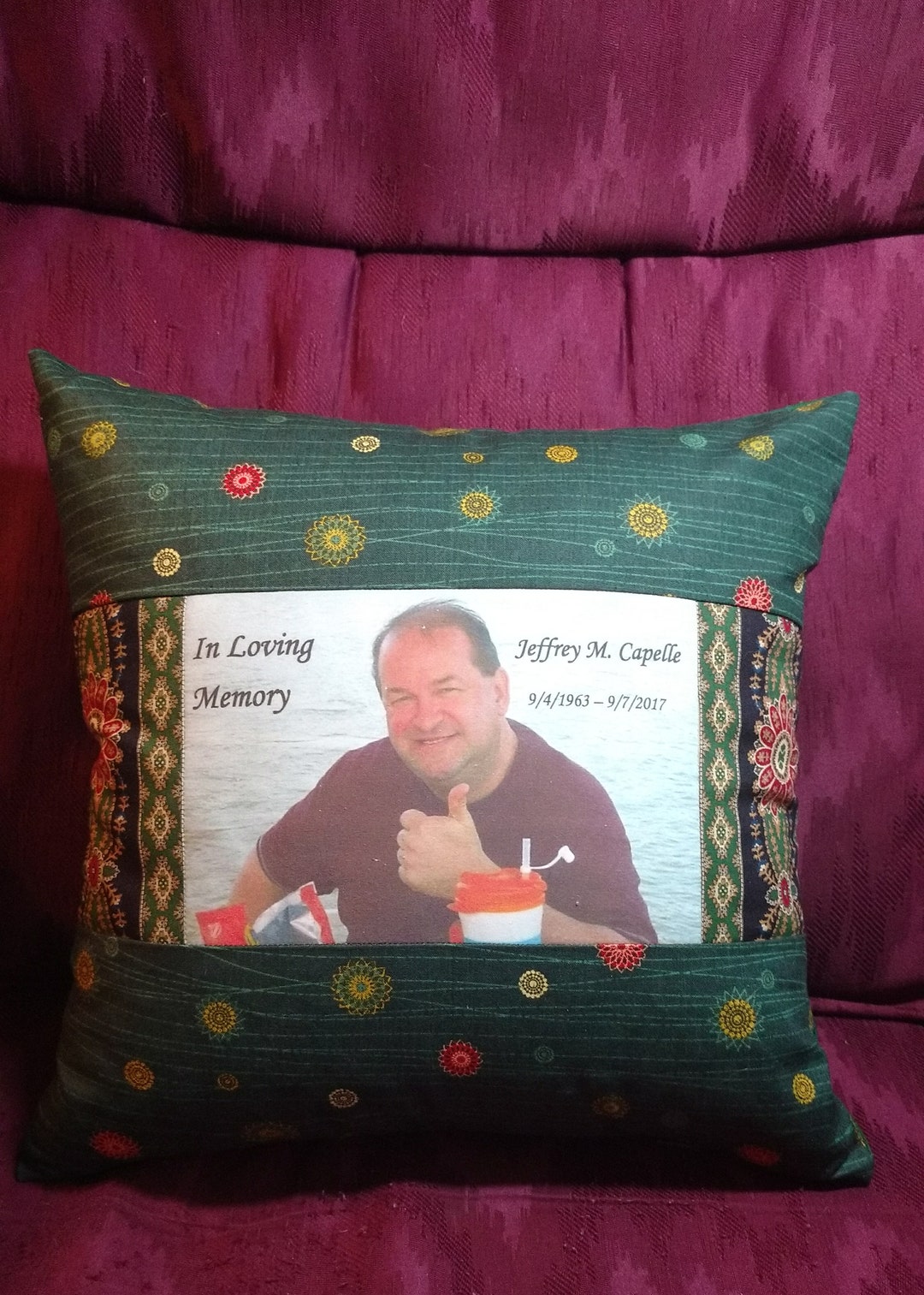 Handmade Custom Made in Loving Memory Pillow - Etsy