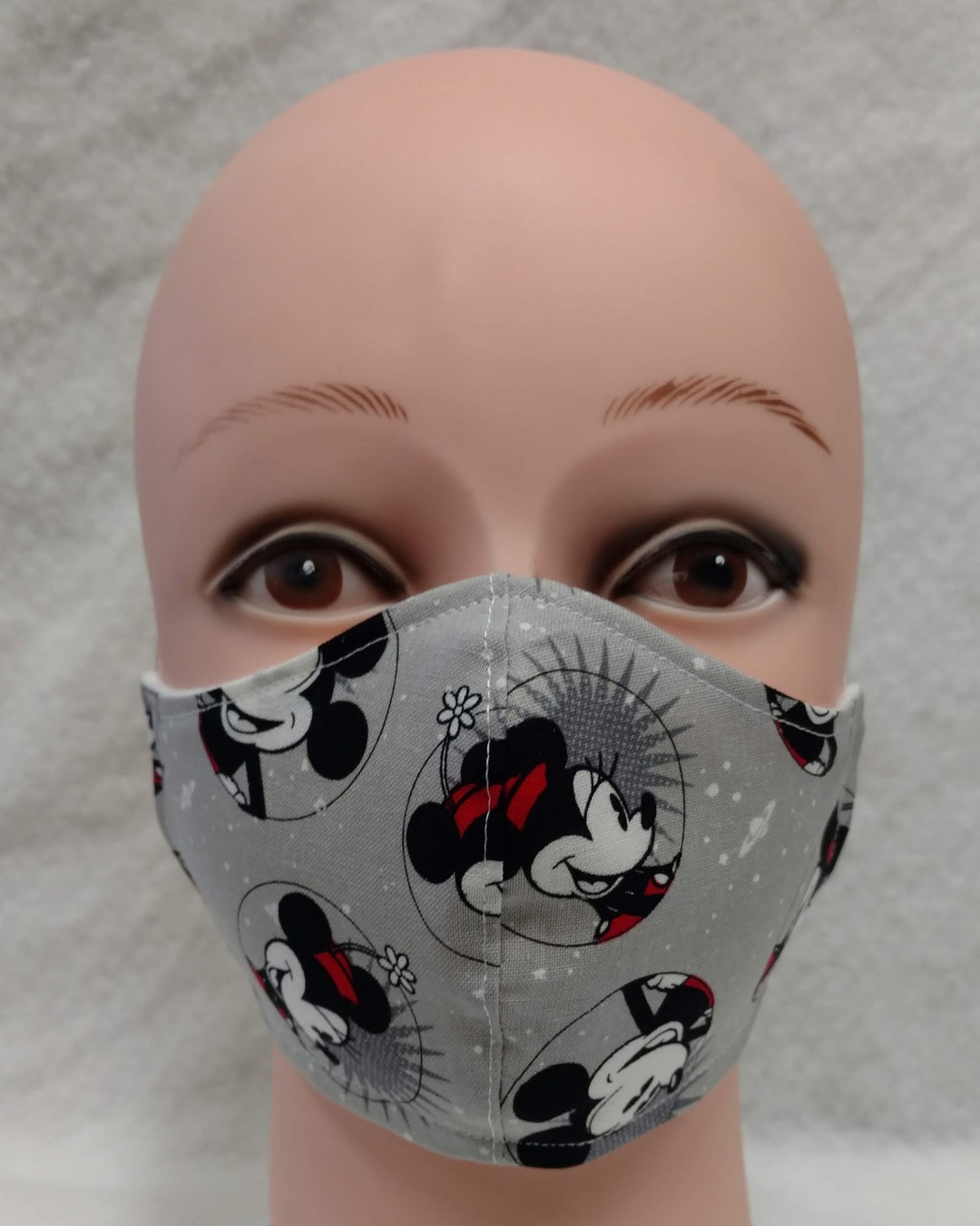 Disney's Mickey & Mini Mouse Face Masks Child and Adult - Etsy