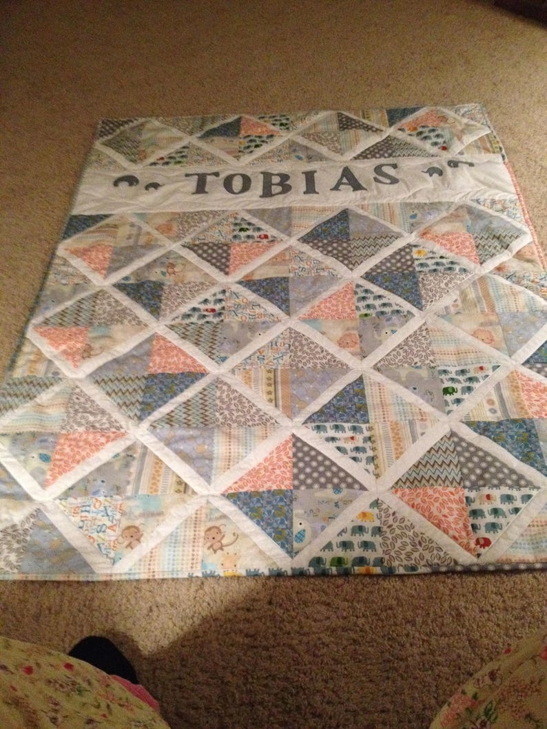 Handmade Custom Made Personalized Baby Quilt - Etsy