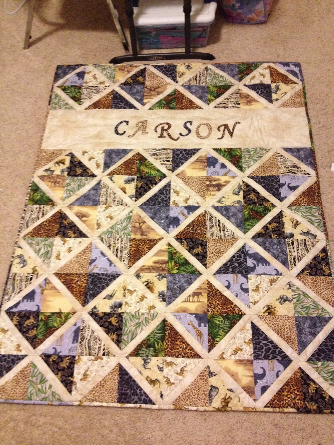Handmade Custom Made Personalized Baby Quilt - Etsy