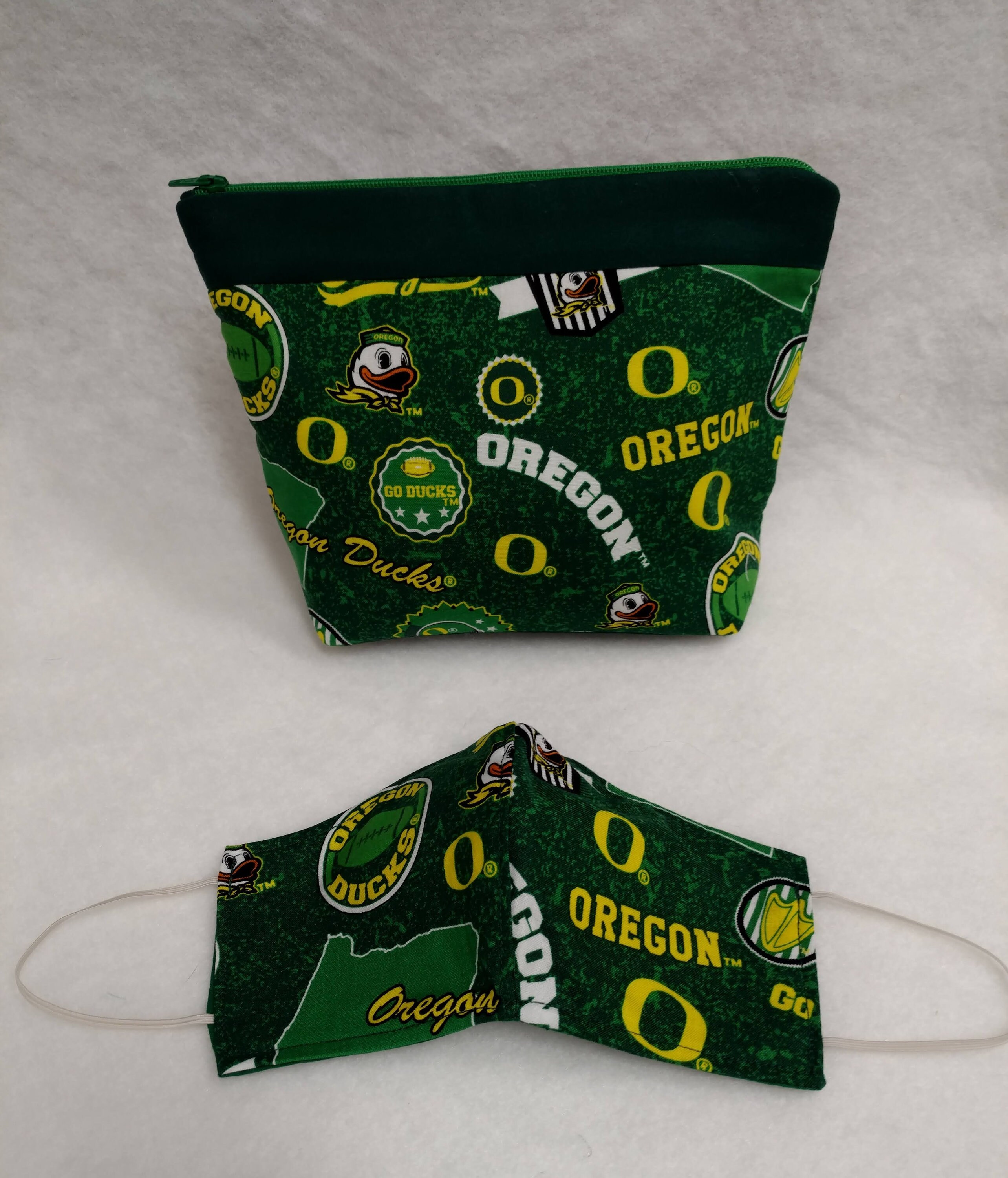 Oregon Duck Face Mask and Matching Zipper Pouch Child & Adult | Etsy