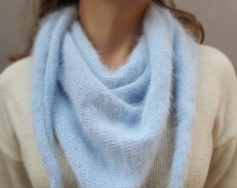 Angora Scarf - Etsy