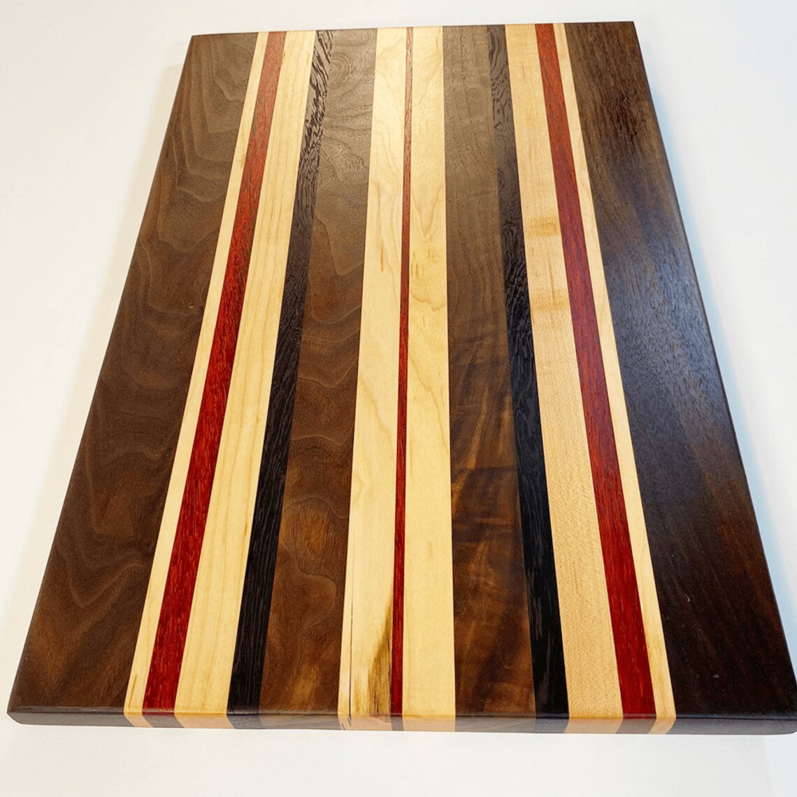 Ready to Ship! Black Walnut & Maple Edge Grain Cutting Board With ...