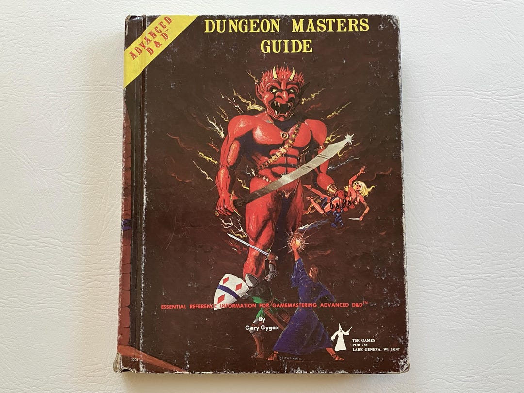 1979 TSR Dungeon Masters Guide Revised Edition December 1979 Vintage ...