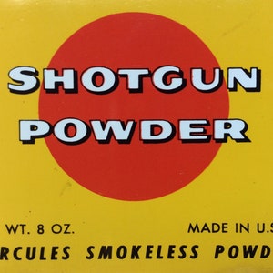 Vintage 8 Oz Hercules Red Dot Shotgun Powder Tin Hercules Powder Compay ...