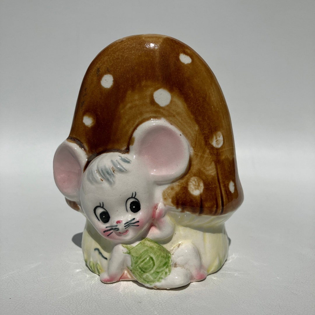 Retro 1960s Enesco Missy Mouse Napkin Holder or Office Organizer ...