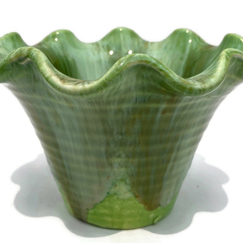 Chartreuse Planter - Etsy