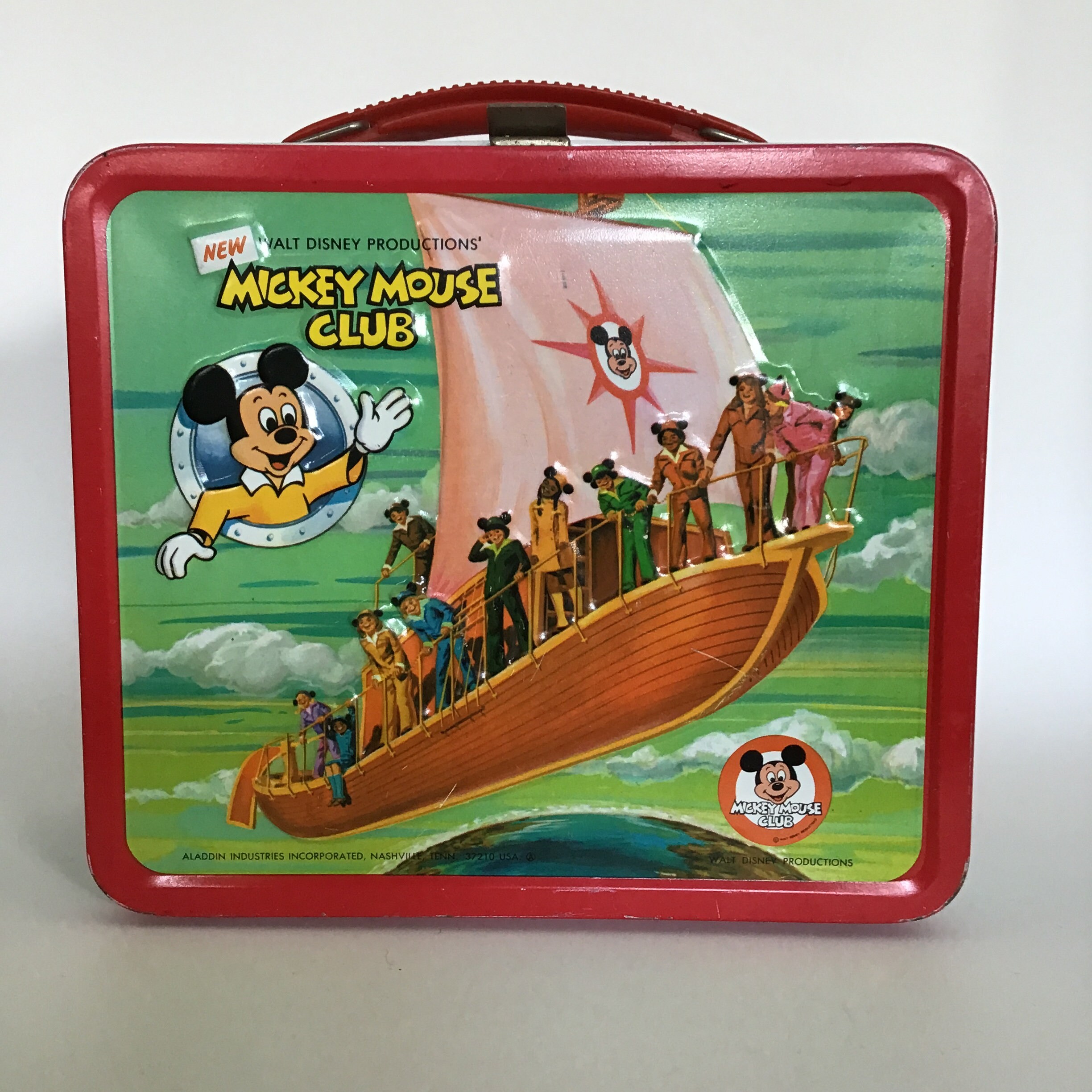Mickey Mouse Club Lunch Box Lunch Box With Thermos Metal - Etsy