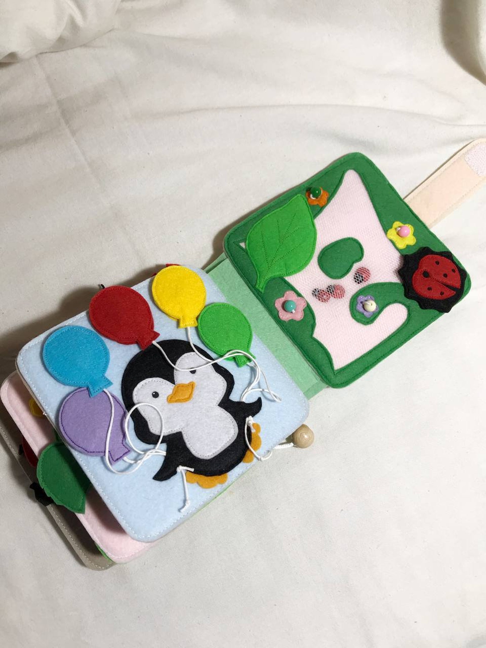 Mini Quiet Book for Toddler, Felt Activity Book, Montessori Book ...