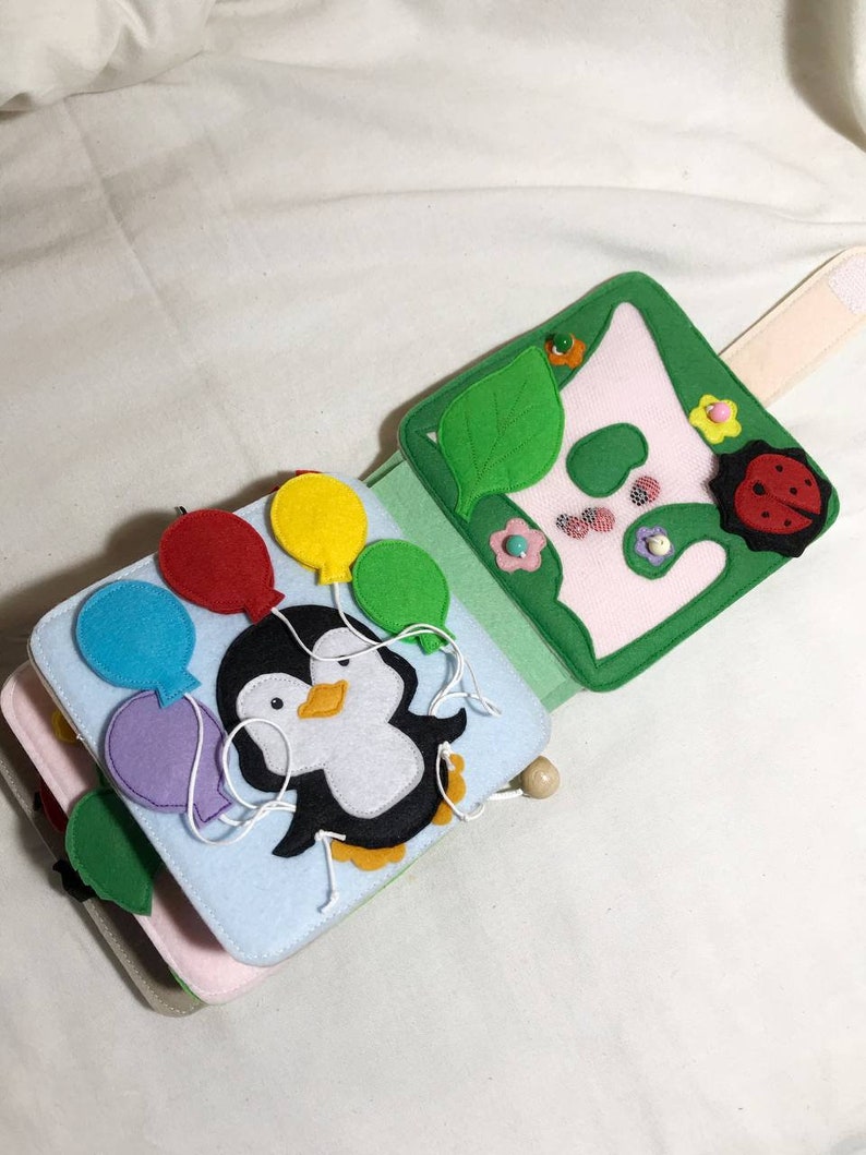 Mini Quiet Book for Toddler, Felt Activity Book, Montessori Book ...