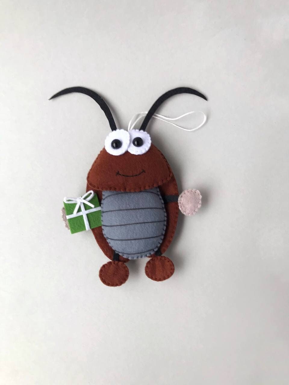 Cockroach Figure, Insec Felt Toy, Bugs Felt Figure, Insect Animal Felt ...