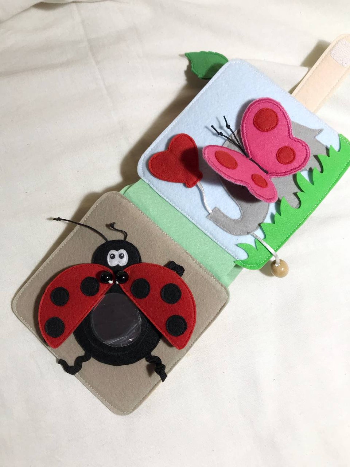 Mini Quiet Book for Toddler, Felt Activity Book, Montessori Book ...