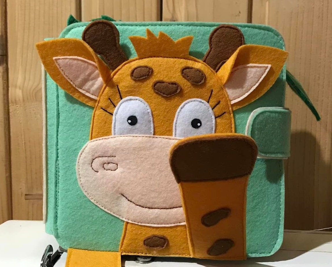 Mini Quiet Book for Toddler, Felt Activity Book, Montessori Book ...