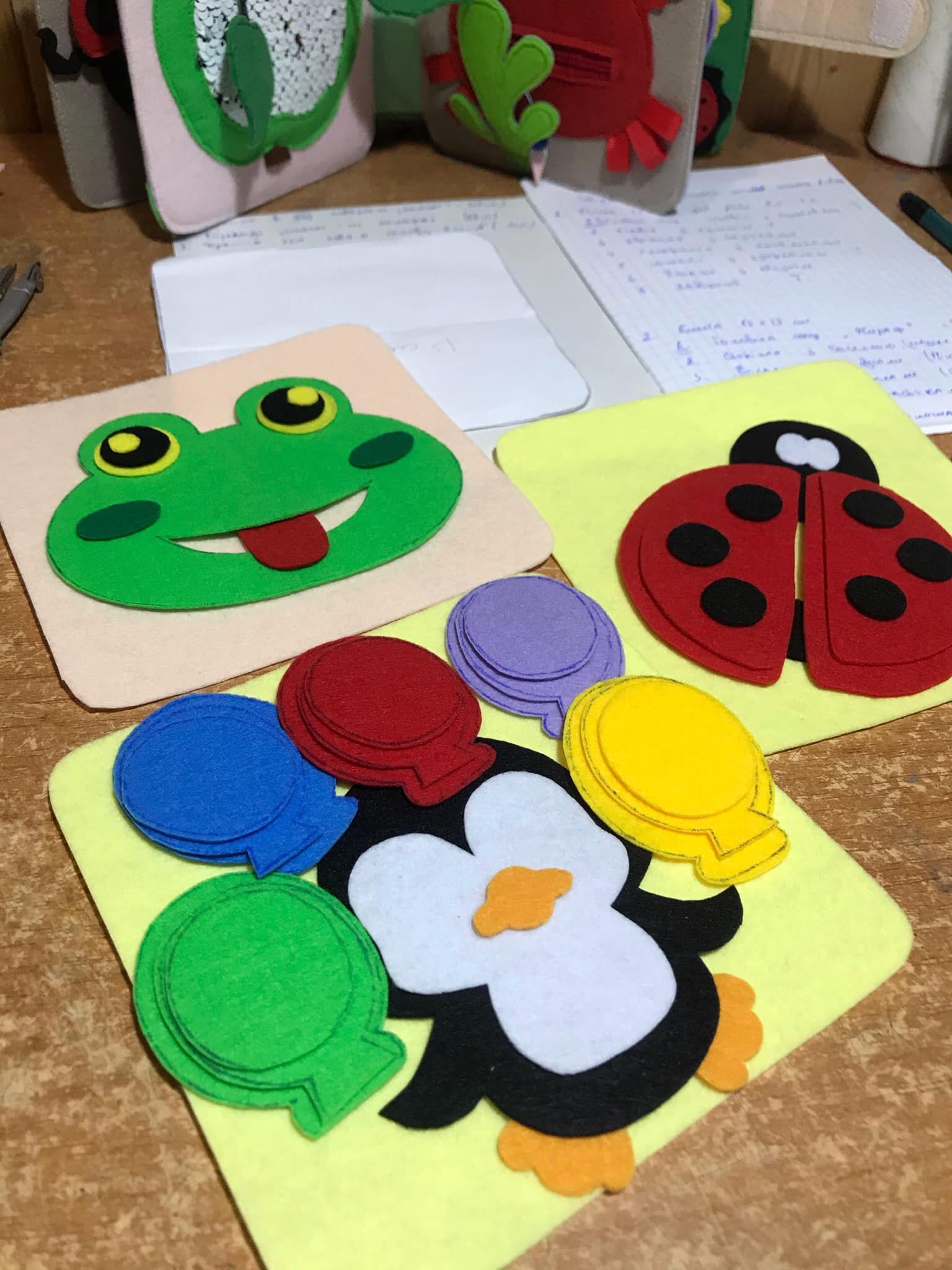 Mini Quiet Book for Toddler, Felt Activity Book, Montessori Book ...