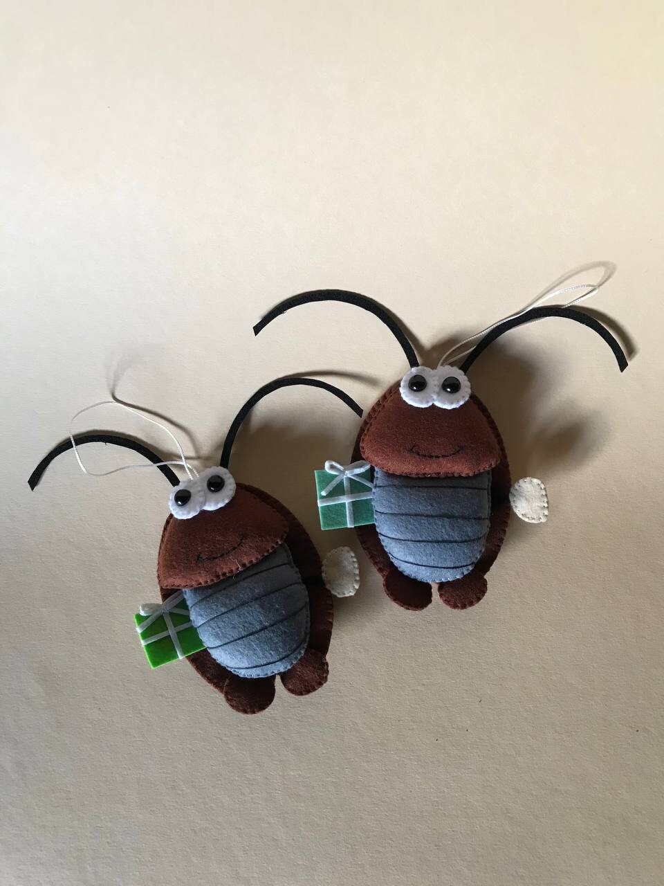 Cockroach Figure, Insec Felt Toy, Bugs Felt Figure, Insect Animal Felt ...