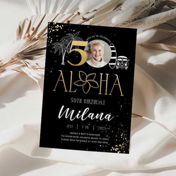 50th Birthday Luau - Etsy