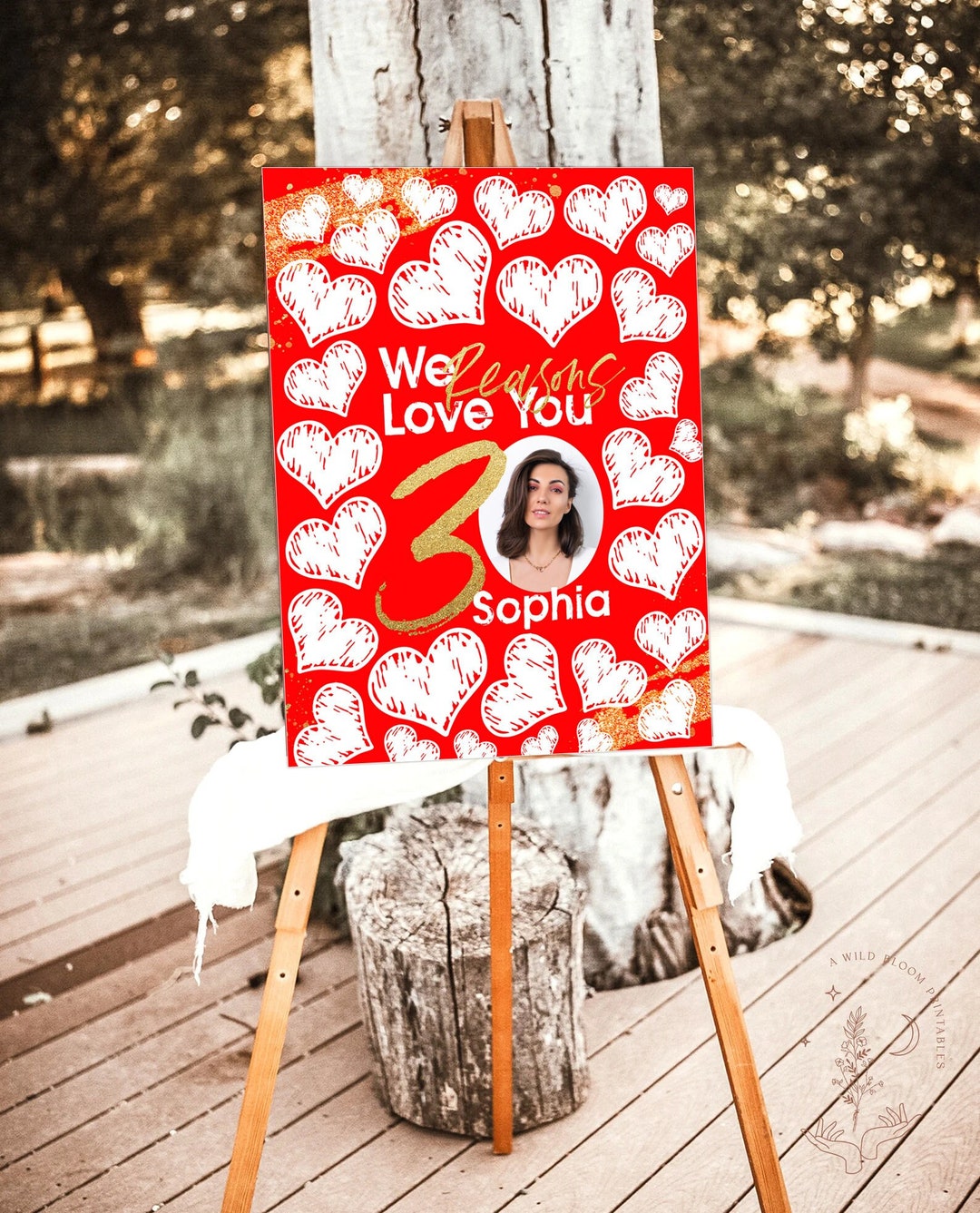 30 Reasons We Love You Template With Photo Thirty Things for Love ...