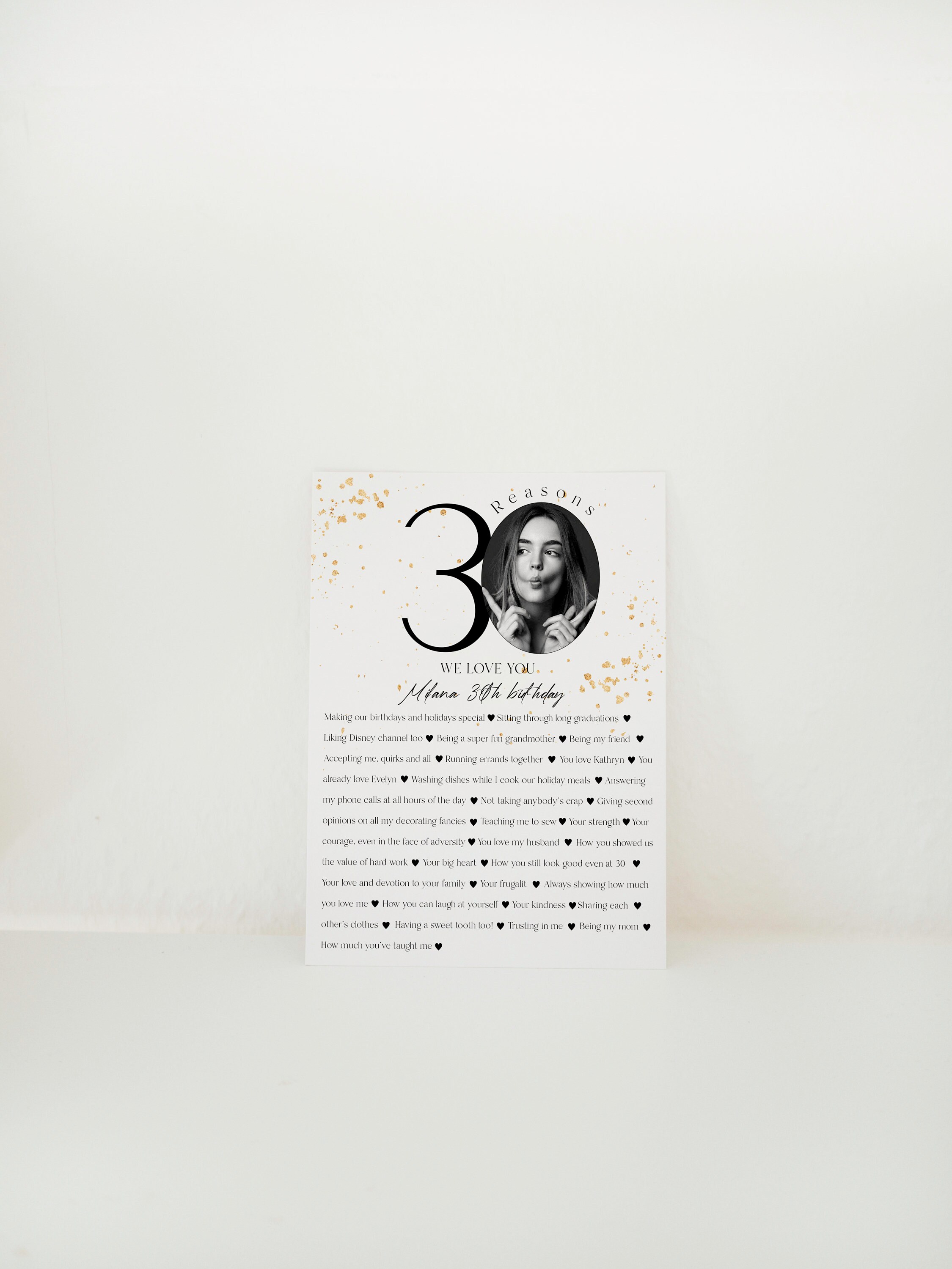 30 Things We Love About You Printable Banner Editable 30th Anniversary ...