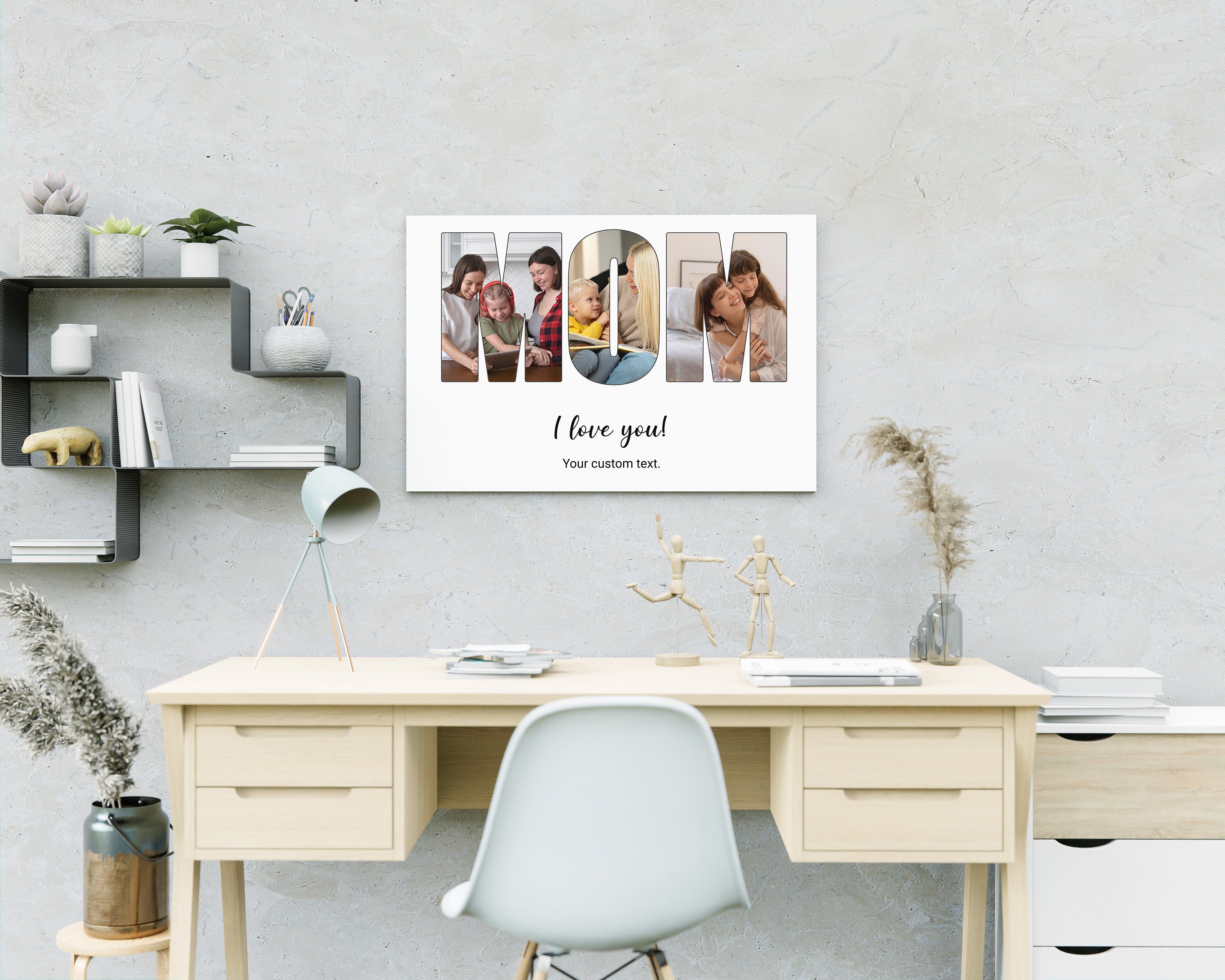 Mom Photo Collage Mothers Day Photo Collage Gift Custom - Etsy