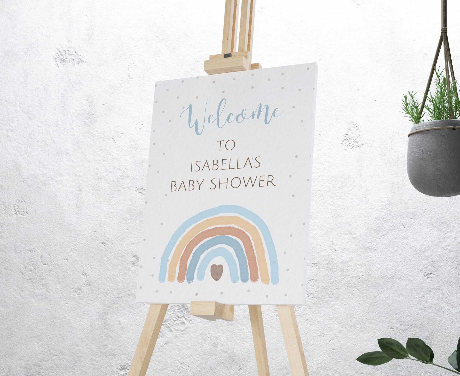 Boho Rainbow Welcome Sign Rainbow Yard Sign Rainbow Birthday | Etsy