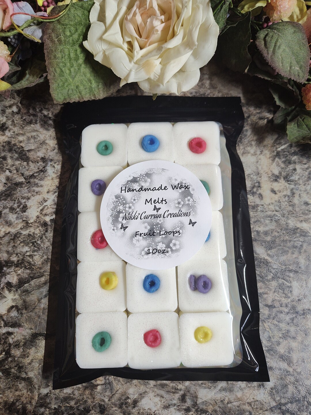 Scented Handmade Wax Melt Squares Variety of Fragrances Large 10oz. Bag ...