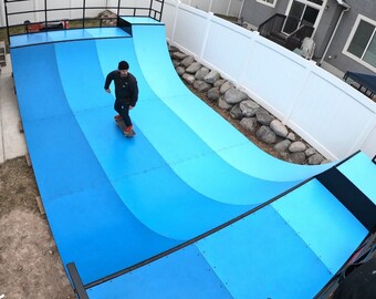 Skateboard Bmx Scooter and Inline Skate Backyard Mini Ramp. - Etsy