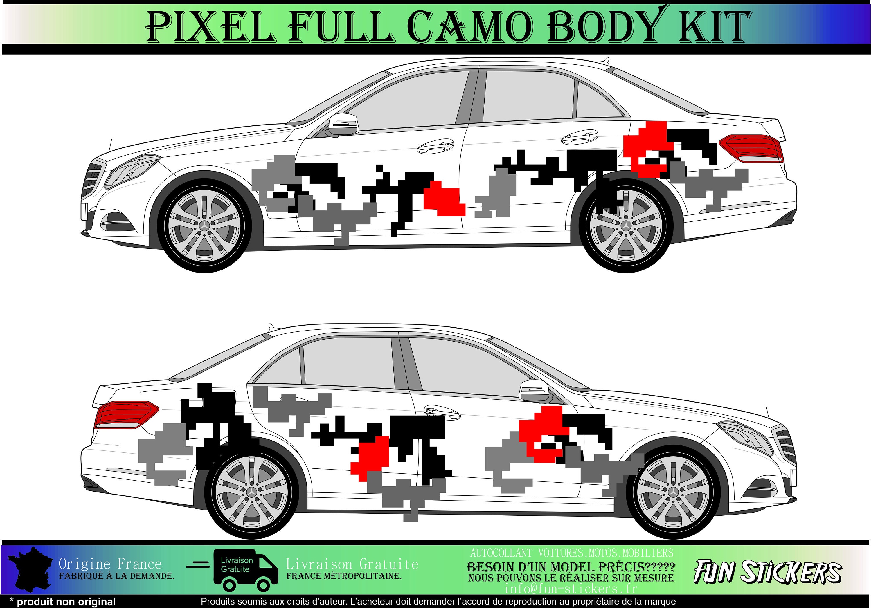 Universal Body Kit Camo Military Effect - Etsy