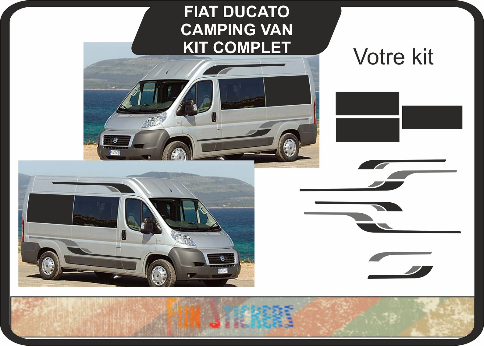 Fiat Ducato Van Camper Sticker Decal Graphic | Etsy