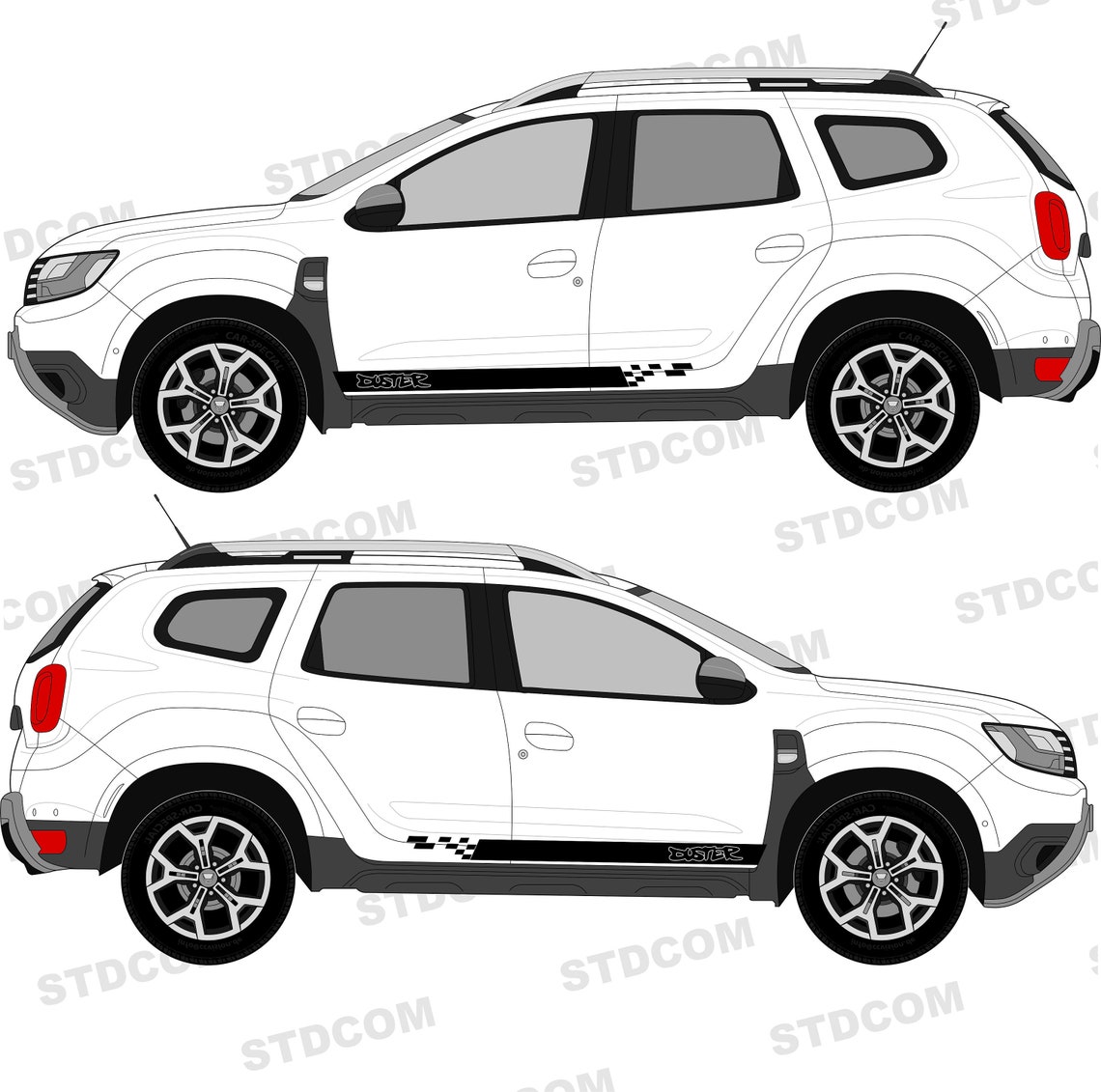 Strip DACIA DUSTER Sticker Decal - Etsy