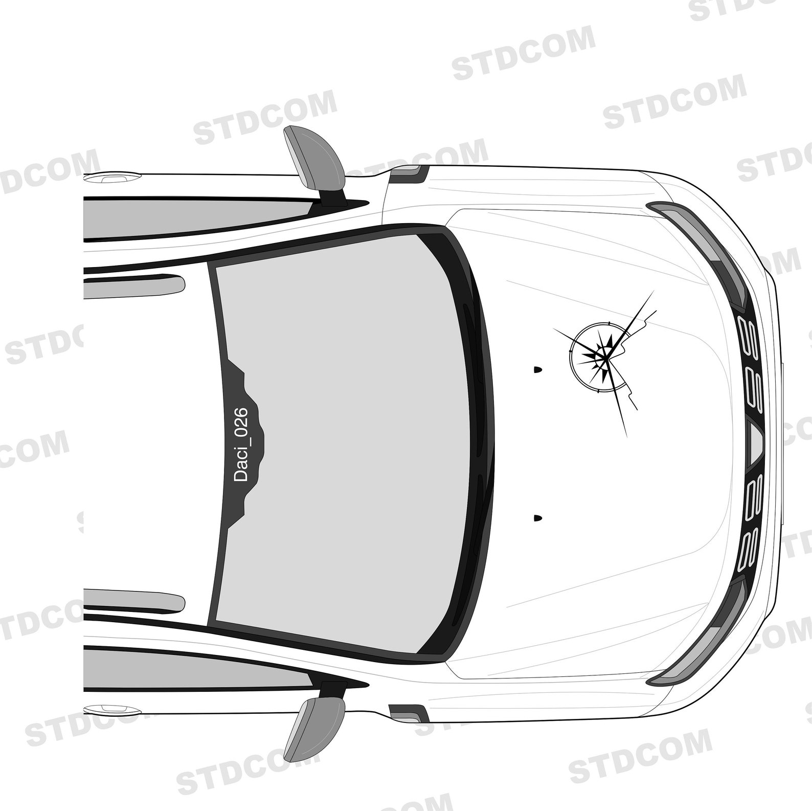 Strip DACIA DUSTER Sticker Decal - Etsy