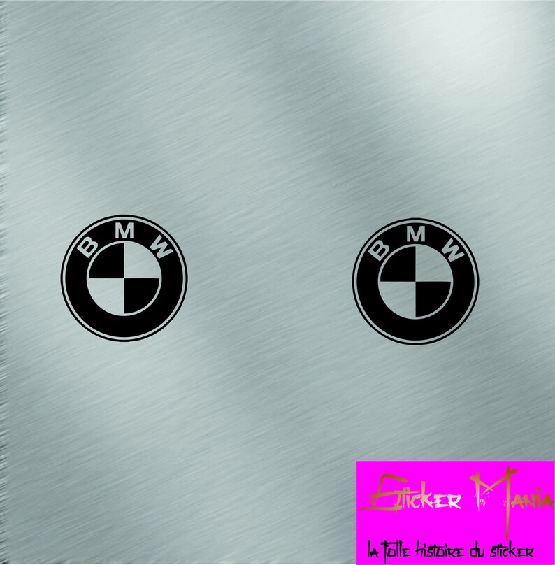 BMW Logo Decal Sticker 10 Cm X 2 - Etsy