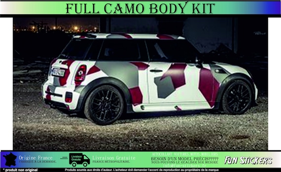Mini cooper One kit déco bandes Camouflage militaire kit - Etsy France