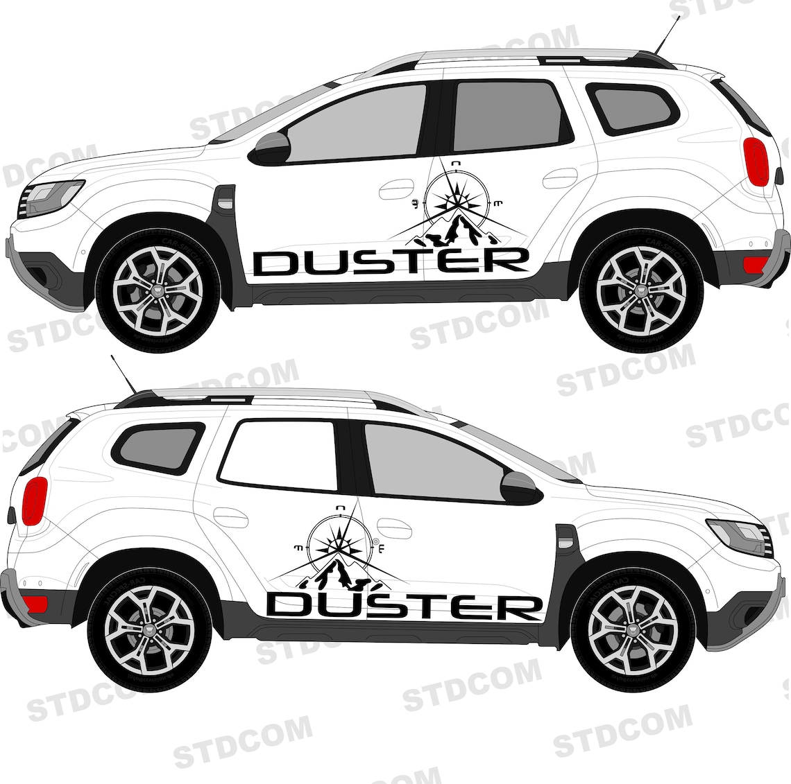 Strip DACIA DUSTER Sticker Decal - Etsy