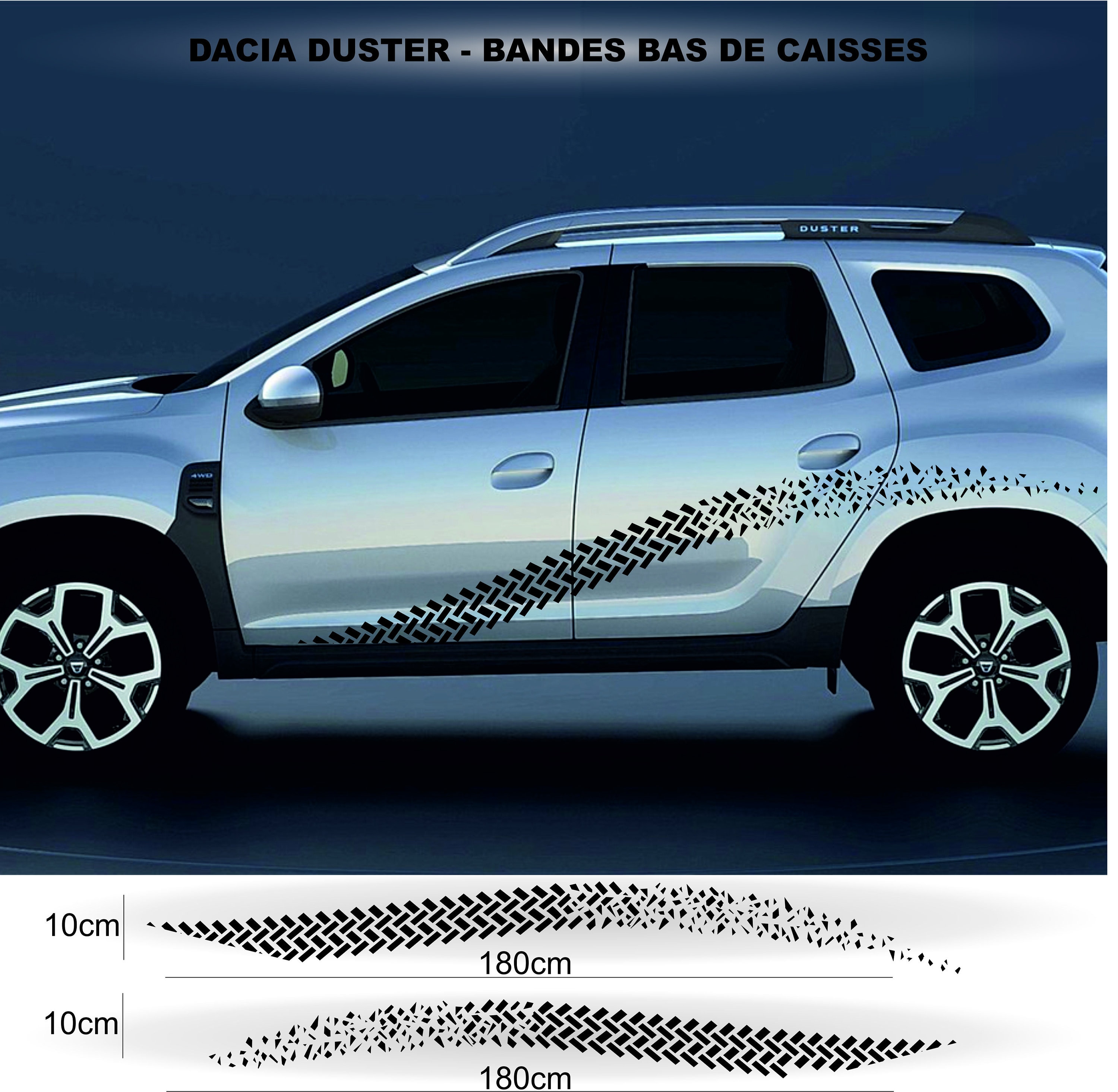Strip DACIA DUSTER Sticker Decal - Etsy